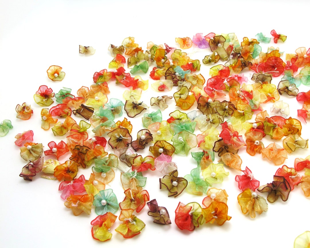 Random Mix of Flowers|mini Rose Buds|handmade Flower Buds|flower ...