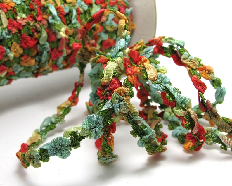 2 Yards Woven Rococo Ribbon Trimombre Beaniedecorative - Etsy