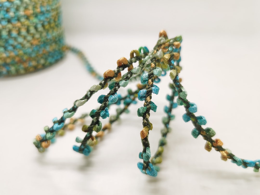 3 Yards 9mm Picot Edge Rococo Trim, Floral Trim Base, Vintage Design ...