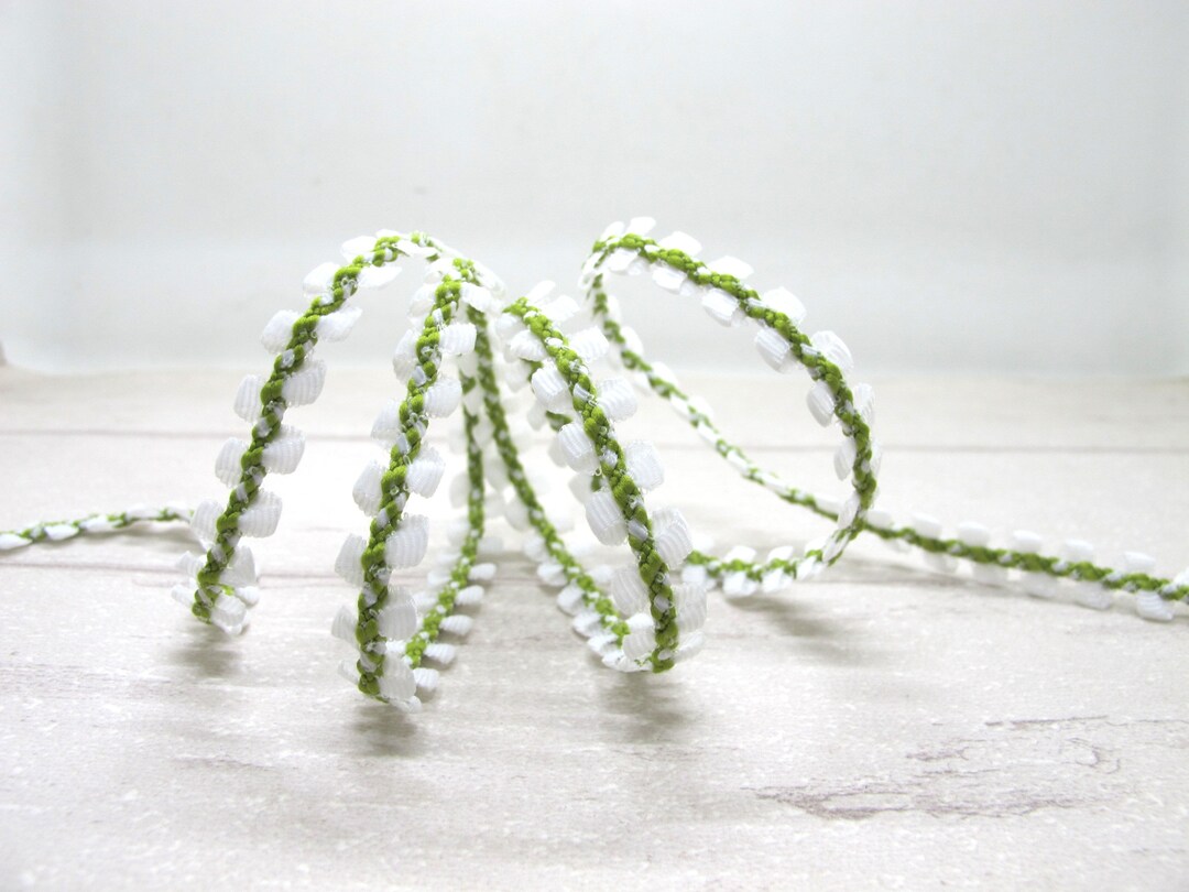 3 Yards 9mm Rococo Trim, Floral Rococo Trim Base, Vintage Design Flower ...