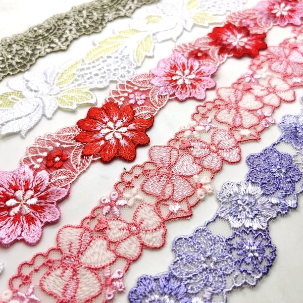 Flower Lace Trim - Etsy