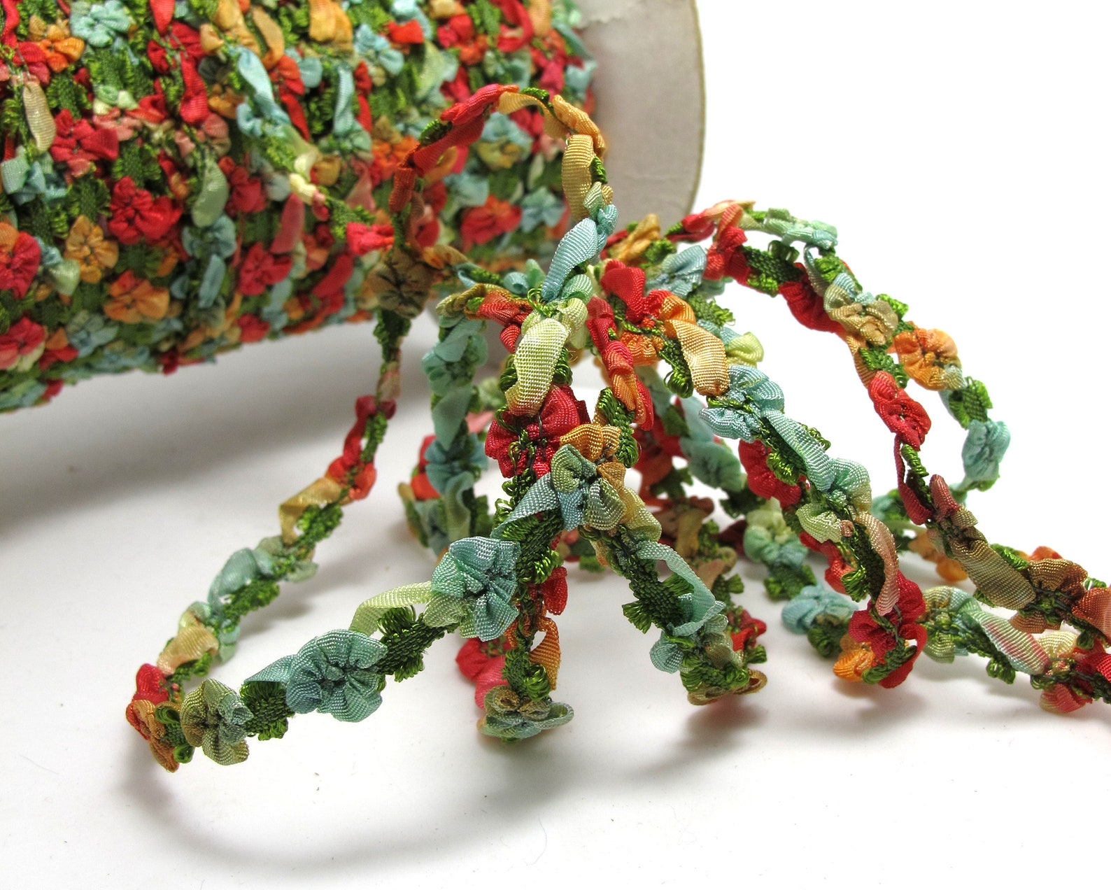 2 Yards Woven Rococo Ribbon Trimombre Beaniedecorative - Etsy