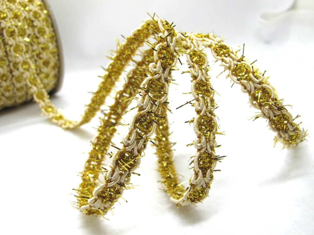 3/8 Inch Glittery Gimp Trim, Shiny Gimp Braided Trimfrench Gimp ...