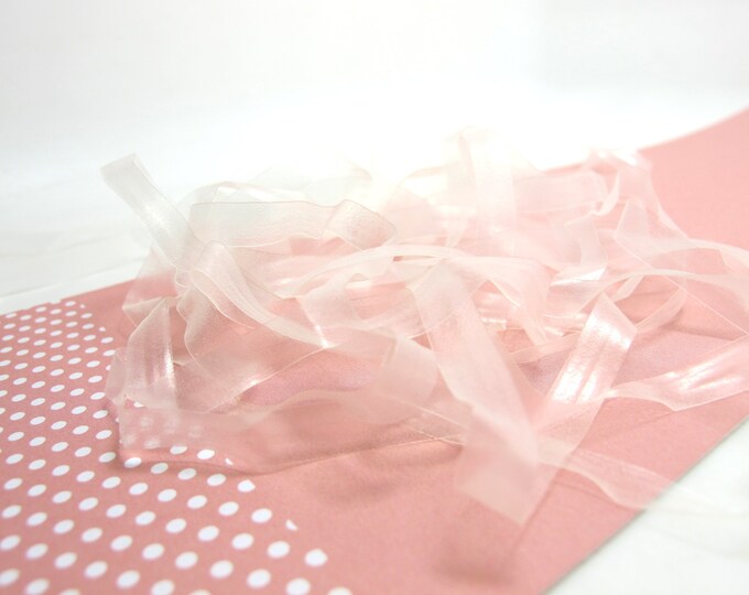 50 Yards 1/4 Inch Semi-transparent Stretchy Elastic|clear Elastic ...