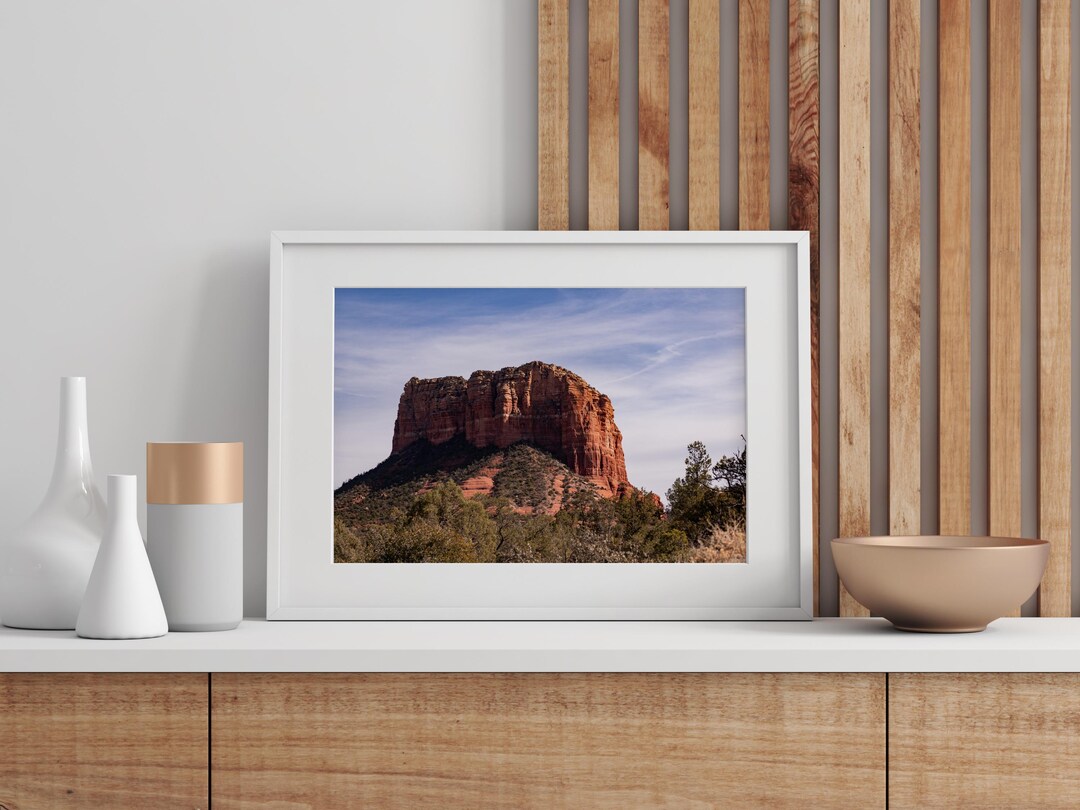 Sedona Courthouse Butte Arizona Wall Art Photography Print - Etsy