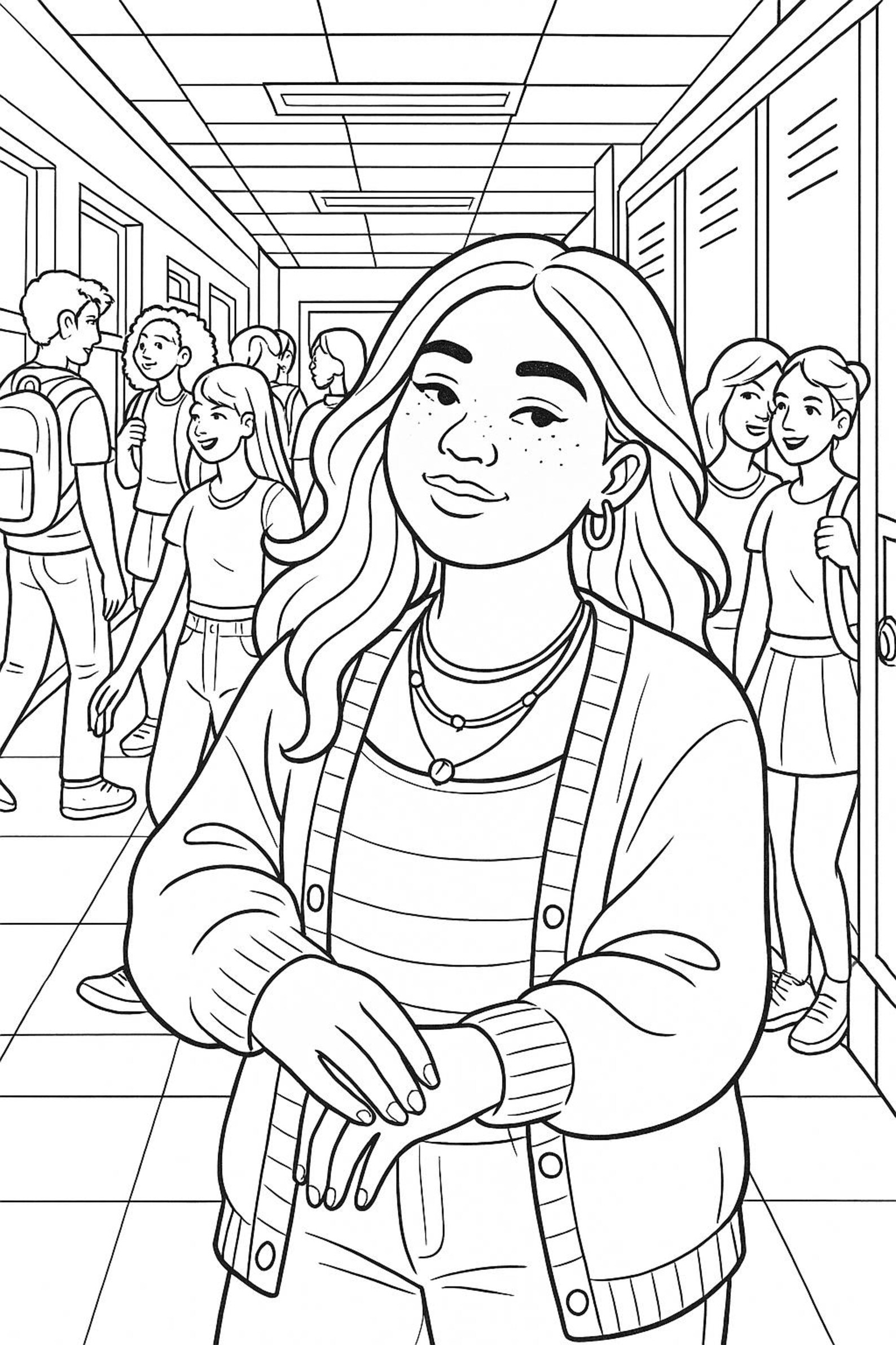 Gen Alpha 30+ Page Coloring Book | Modern Printable for Kids | Positive ...
