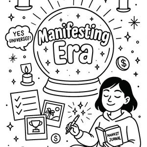 Gen Alpha 30+ Page Coloring Book | Modern Printable for Kids | Positive ...