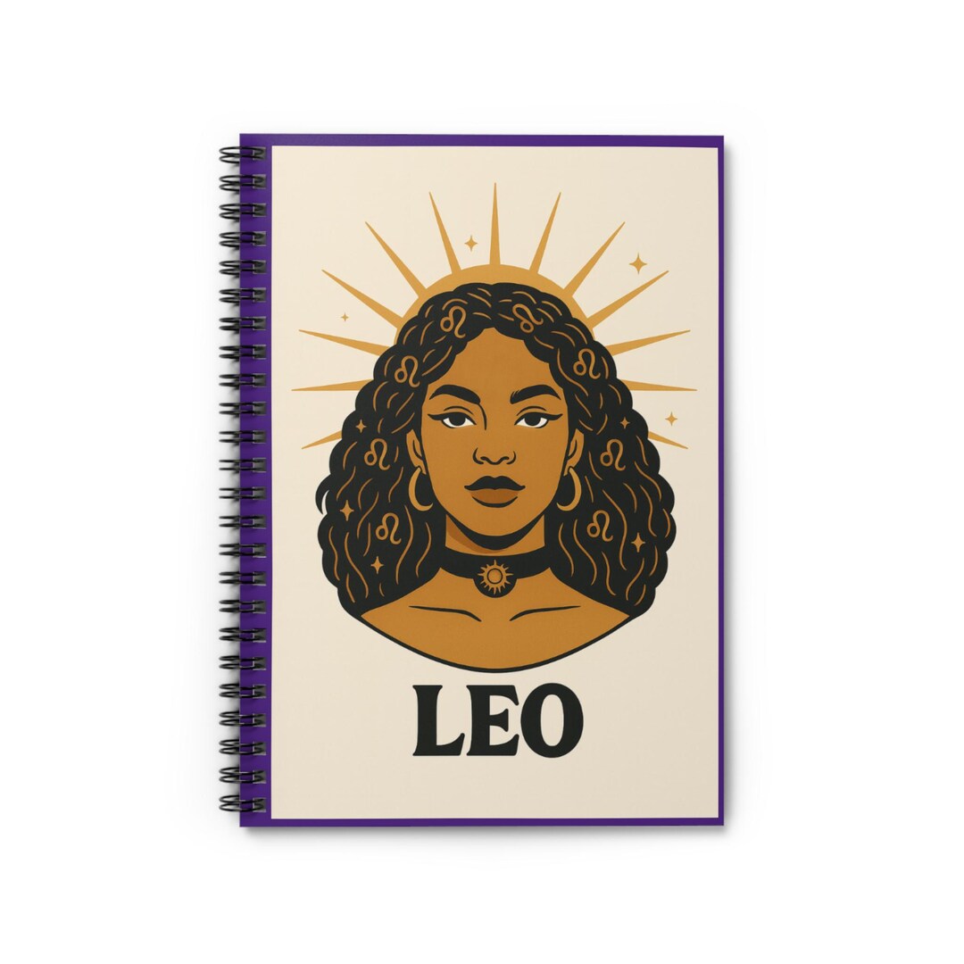 3 Pack Leo Astrology Spiral Notebook - Ruled Line, Zodiac Journal ...