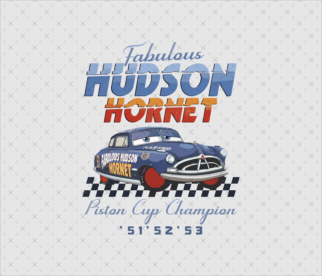 Doc Hudson Piston Cup Design, SVG PNG for T-shirt (digital File) - Etsy