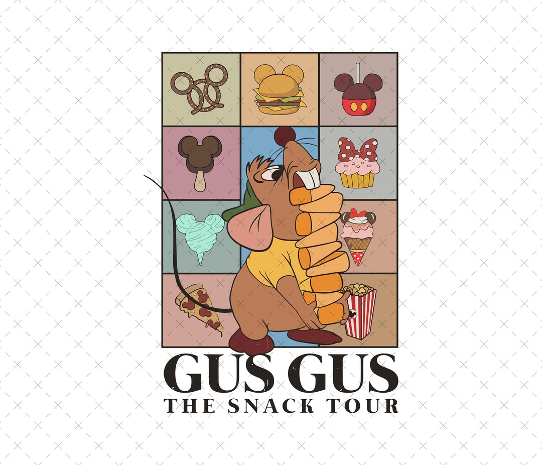 Gus Gus Snack Tour PNG, SVG, Cinderella Clipart (digital File) - Etsy
