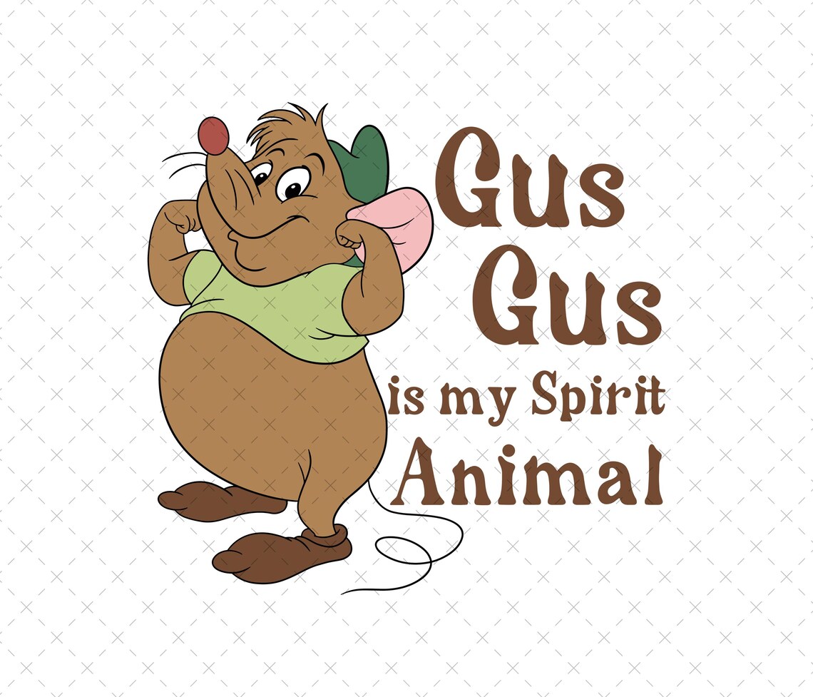 Gus Gus Spirit Animal, Cinderella SVG PNG (digital Download) - Etsy