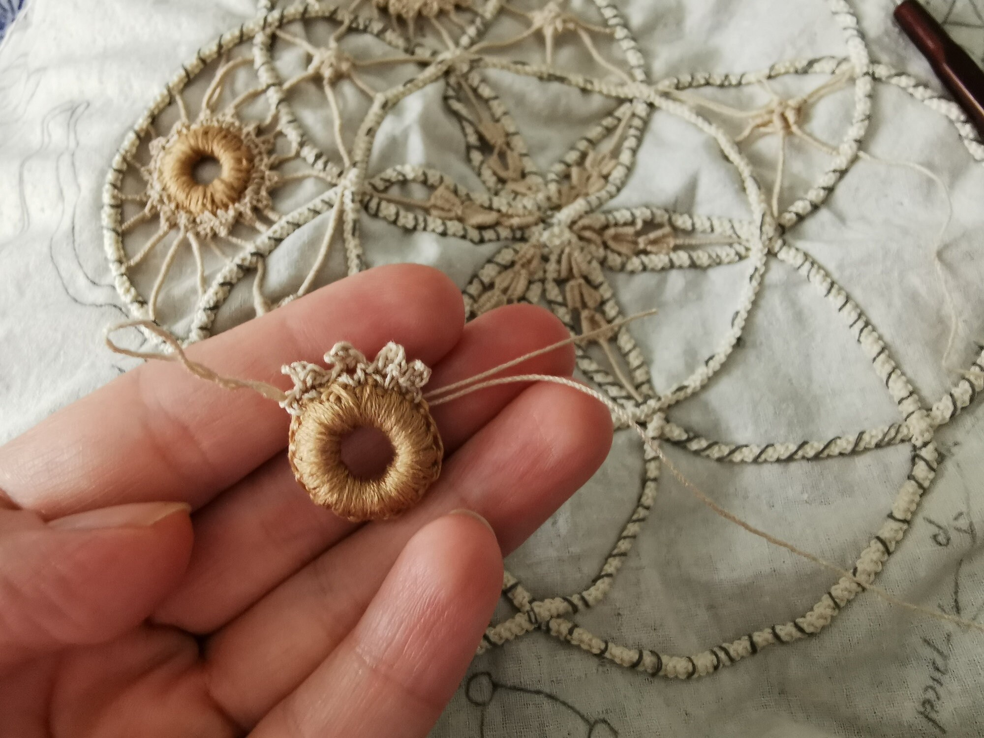 Sewing & Needlecraft Instant Download Romanian Point Lace Mandala ...