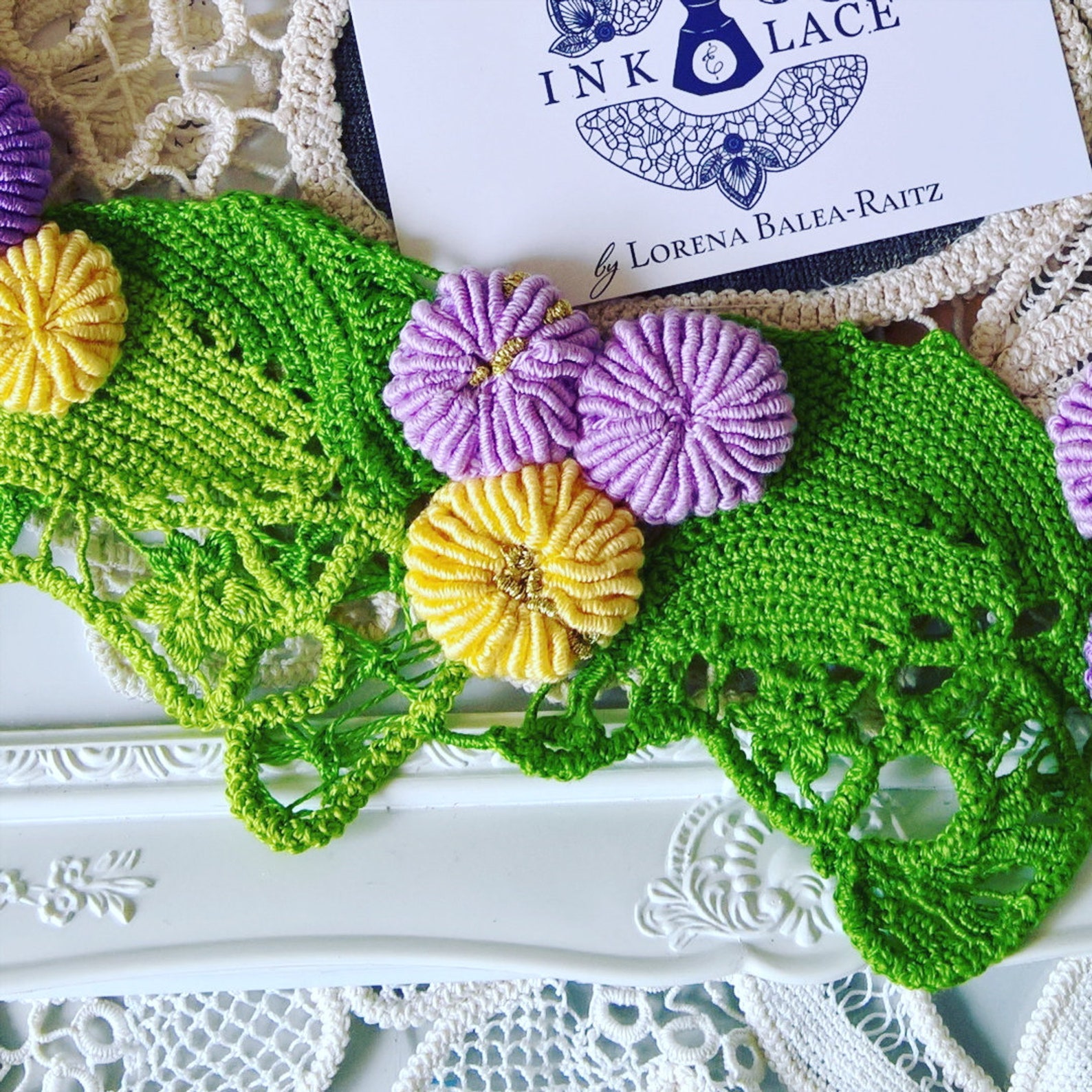 Romanian Point Lace Tutorial Bullion/grape Stitch Instant Download - Etsy