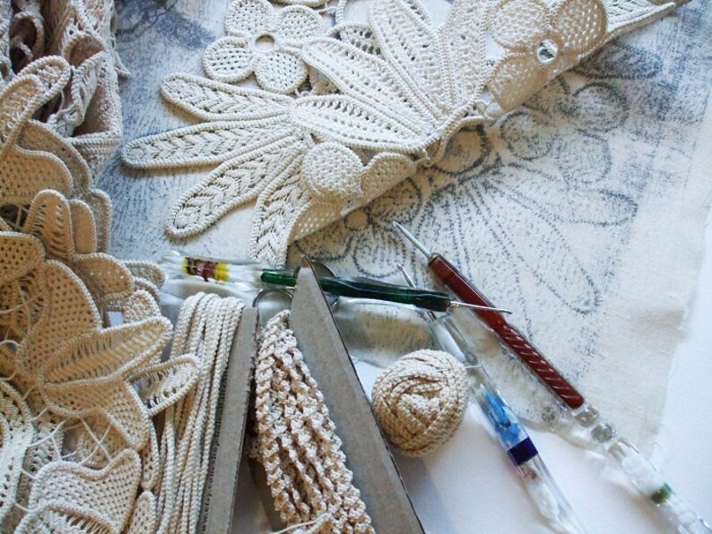 Romanian Point Lace Instant Download simple Cord Tutorial - Etsy