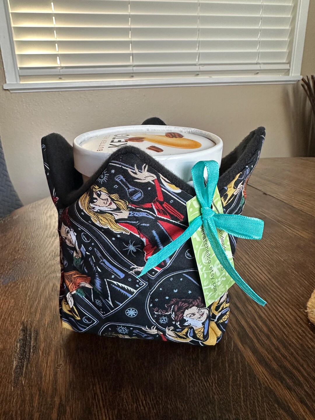 Hocus Pocus Ice Cream Pint Cozy Cup Noodles Holder for a Movie Night ...