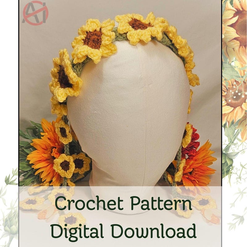 Crochet Flower Crown - Etsy