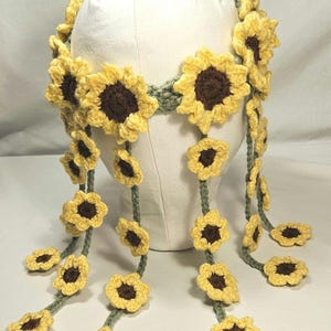 Crochet Sunflower Crown Pattern | Floral Festival Headband | Fall DIY ...