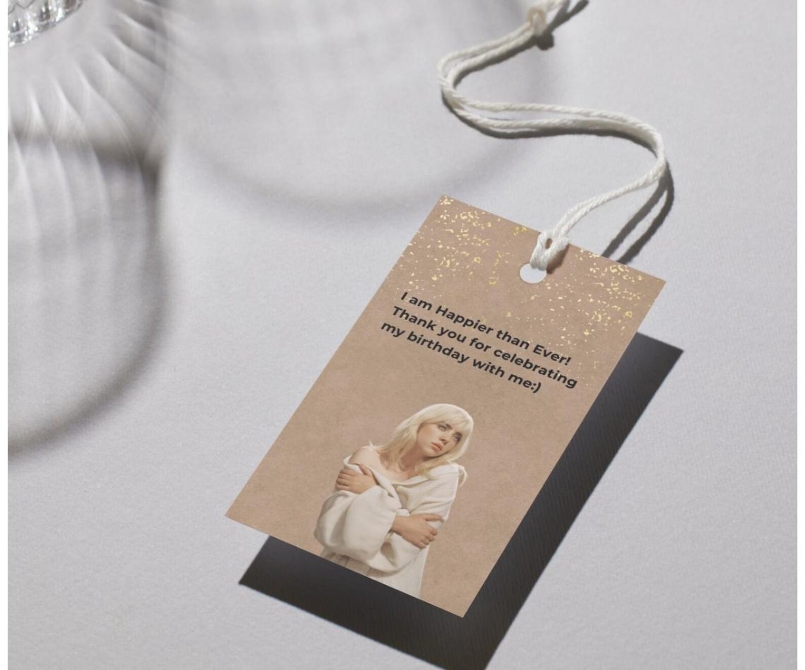 Editable Billie Eilish Birthday Ticket Invitation: Keepsake Concert ...