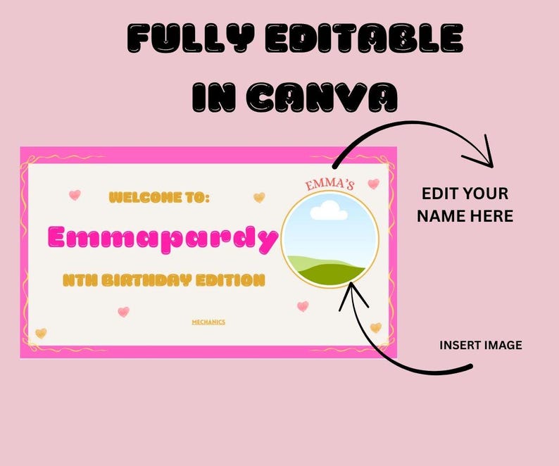 Editable Birthday Party Games, Jeopardy Template, Birthday Activities ...