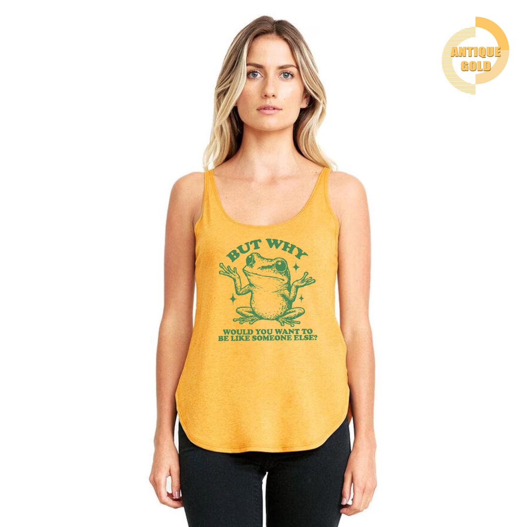 Funny Frog Tank Top, Meme Tank Top, Frog Lover Tank Top, Funny Western ...
