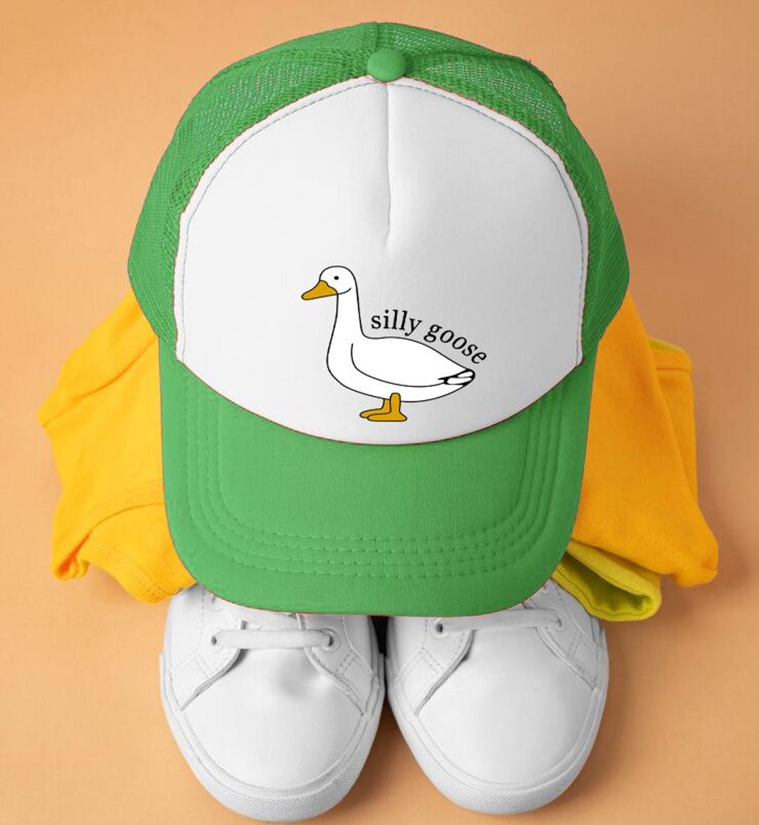 Silly Goose Foam Mesh-back Trucker Cap, Goose Bumps Cap, Funny Hats ...