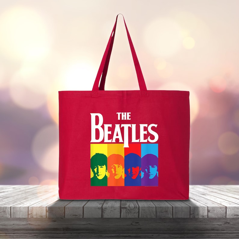 The Beatles Tote Bag, the Beatles 70s Bag, Beatles Gifts, Rock and Roll ...