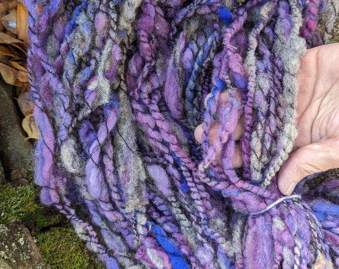 Handspun Art Yarn Wool From Local Farms 90 Yards 6 Oz Ea Natural Grey ...