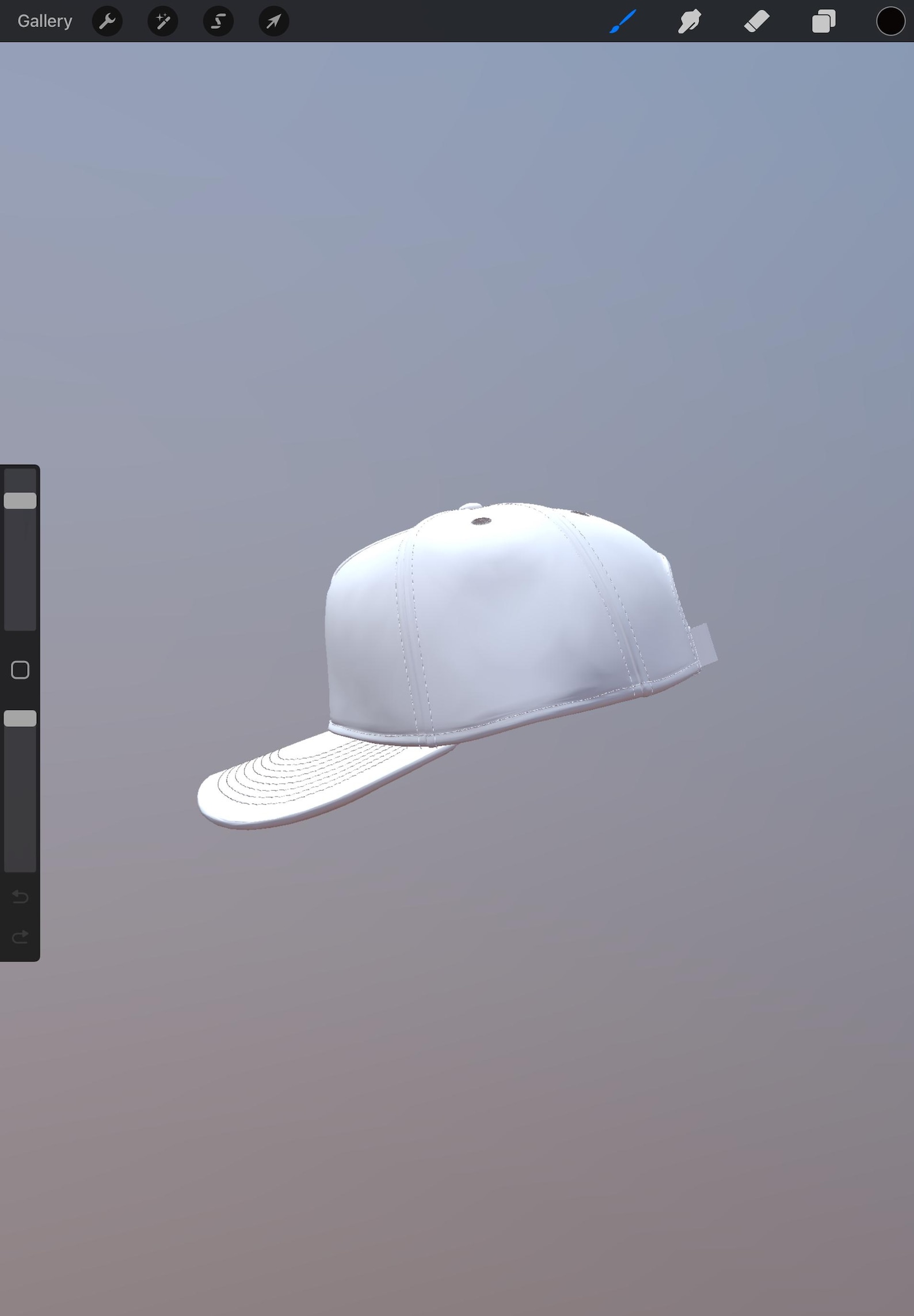 3D Hat Mockup for Procreate & Blender– Customizable Baseball Cap Mock ...