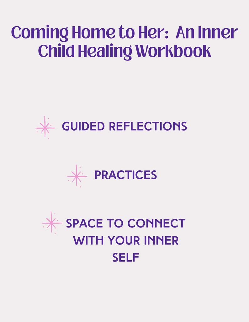 Inner Child Healing Workbook - Etsy