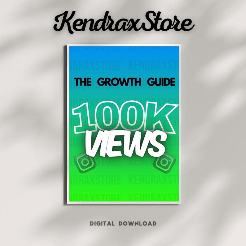 Instagram 100K Views Growth Guide - Etsy