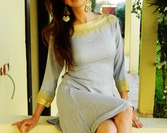 Light Grey Tunic - Etsy