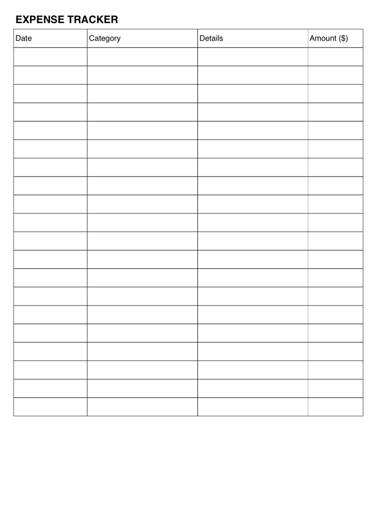 Beauty Finance Tracker – Printable Income & Expense Log | Tips, Goals ...