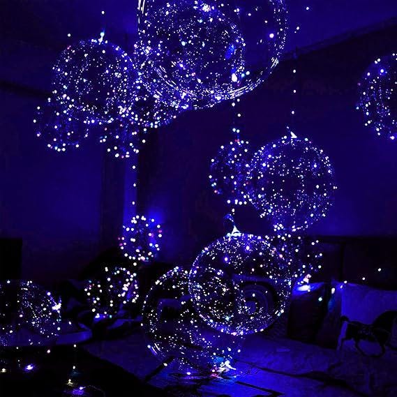 Light up Led Balloons, 18 Packs Party Balloon Cell Battery Included ...