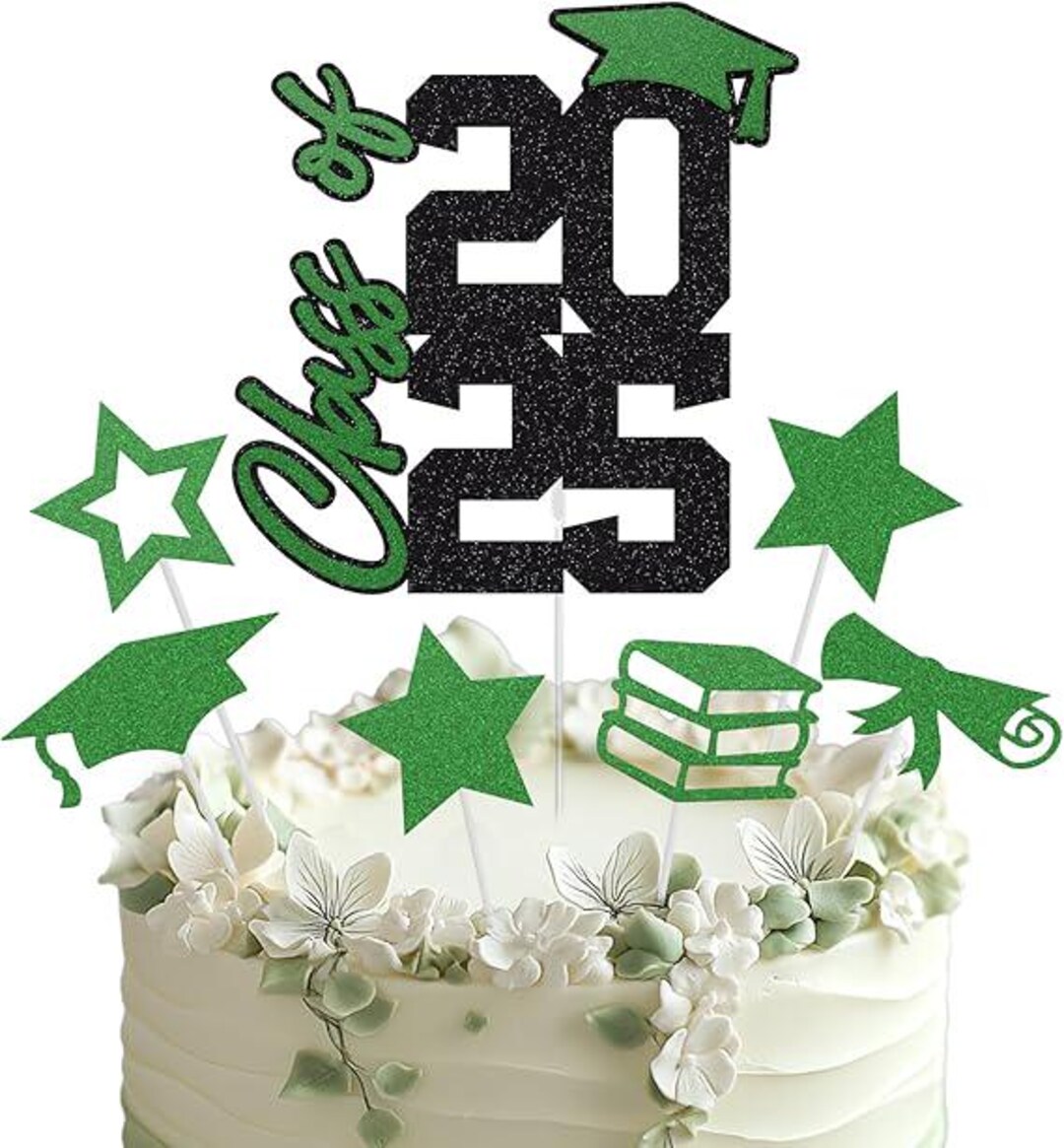 Class of 2025 Cake Topper, Graduation Cake Topper 2025, High School ...