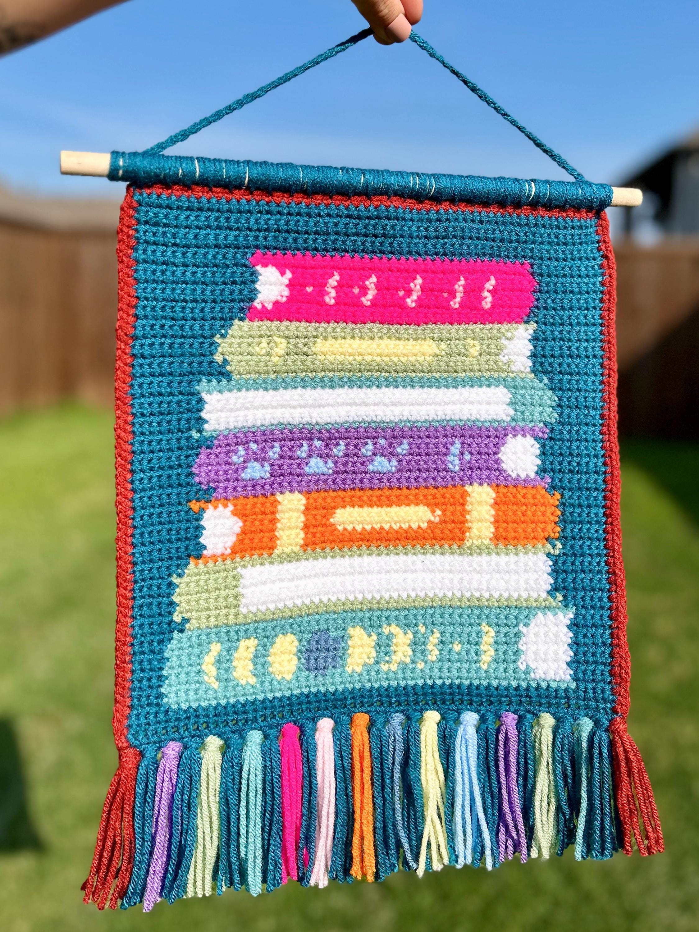 Book Stack Tapestry Crochet Pattern Instructions: Instant PDF Download ...