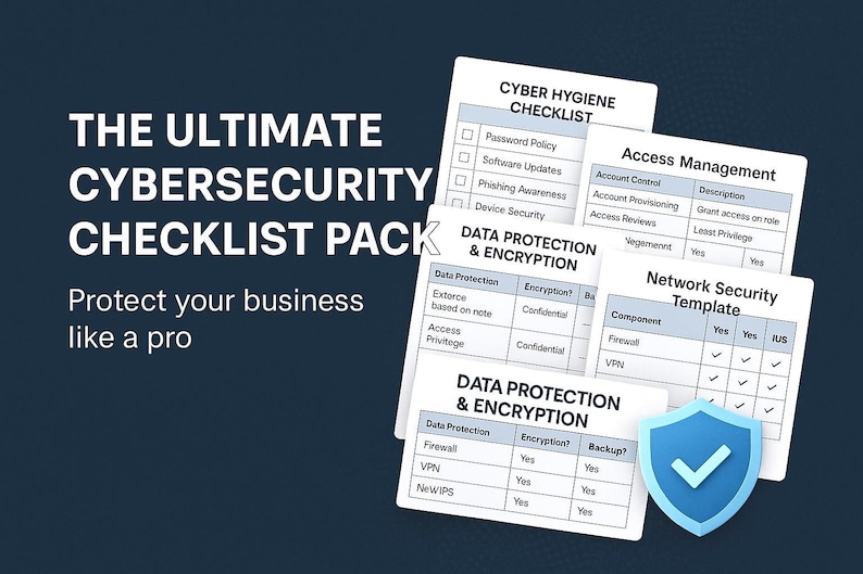 The Ultimate Cybersecurity Checklist Pack - Etsy