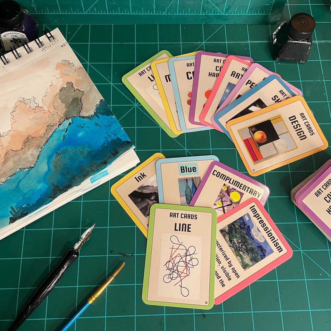Art Flash Cards for Ideas, Learning, and Inspiration. - Etsy