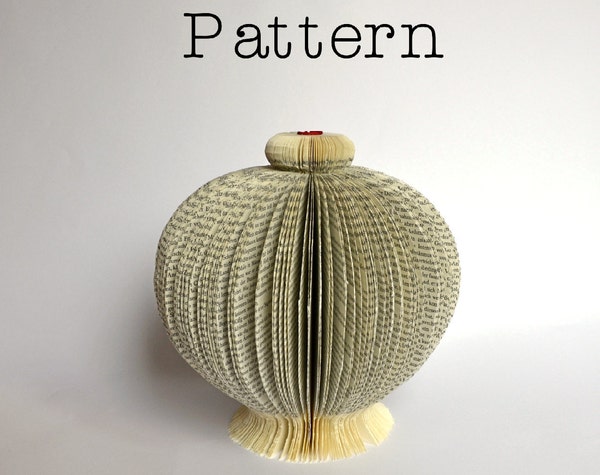 DIY Tutorial Patterns for 6 Different Book Sculptures: - Etsy Canada