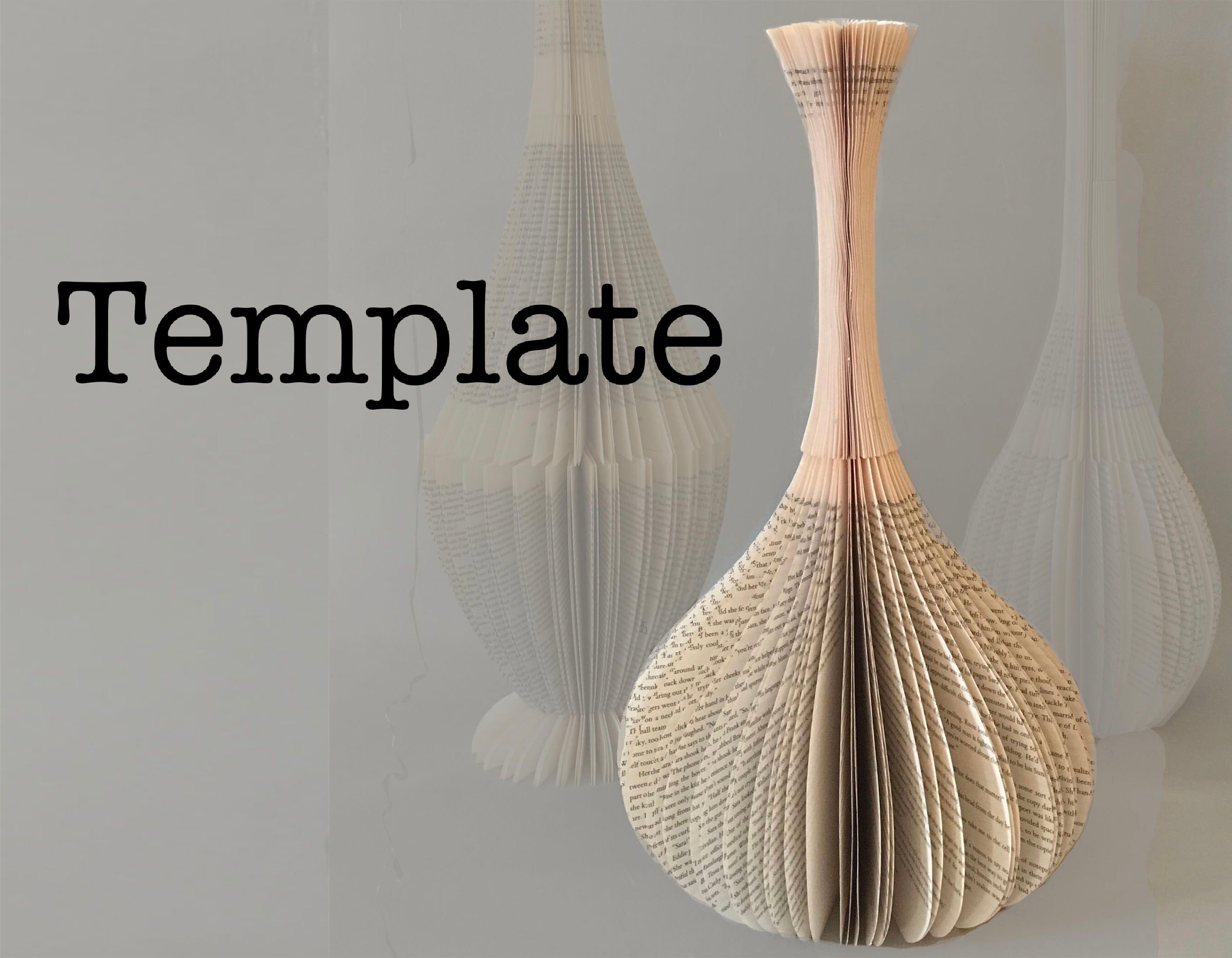 Cutting Book Art: DIY Template for the 2 Books High Sculpture - Etsy