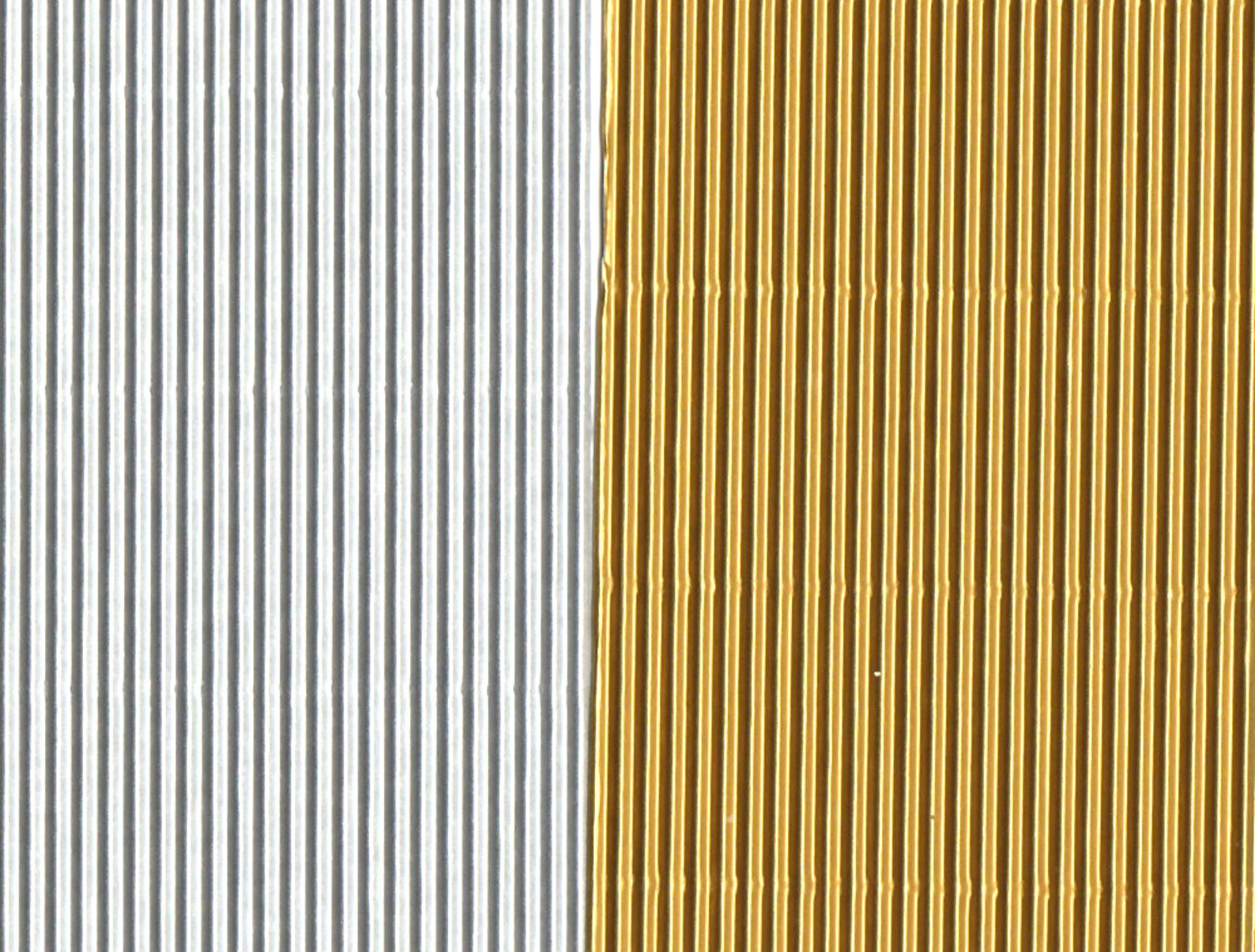 Golden or Silver Corrugated Cardboard Large Sheets 13x 9 for Crafting ...