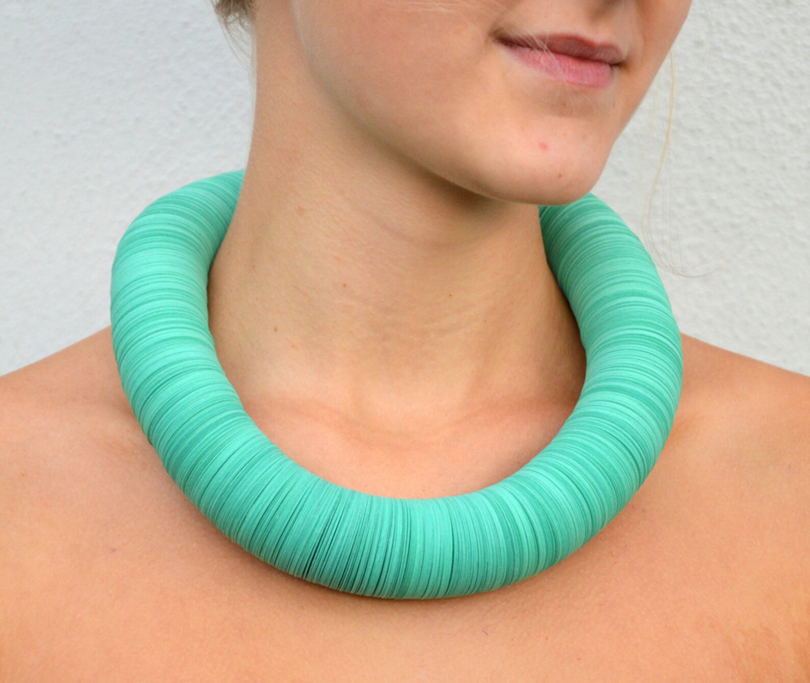 DIY Kit Paper Necklace Made Of Colored Cardstock Etsy diy-kit-paper-necklace-made-of-colored-cardstock-etsy