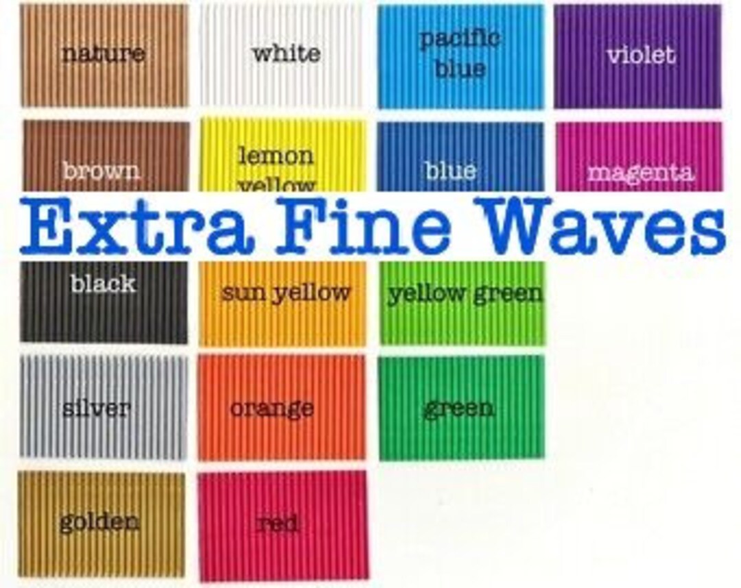 Extra Fine Corrugated Cardboard Large Sheets 13x 9 for Crafting - Etsy