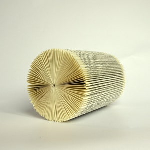 Altered Folded Book Cylinder - Etsy