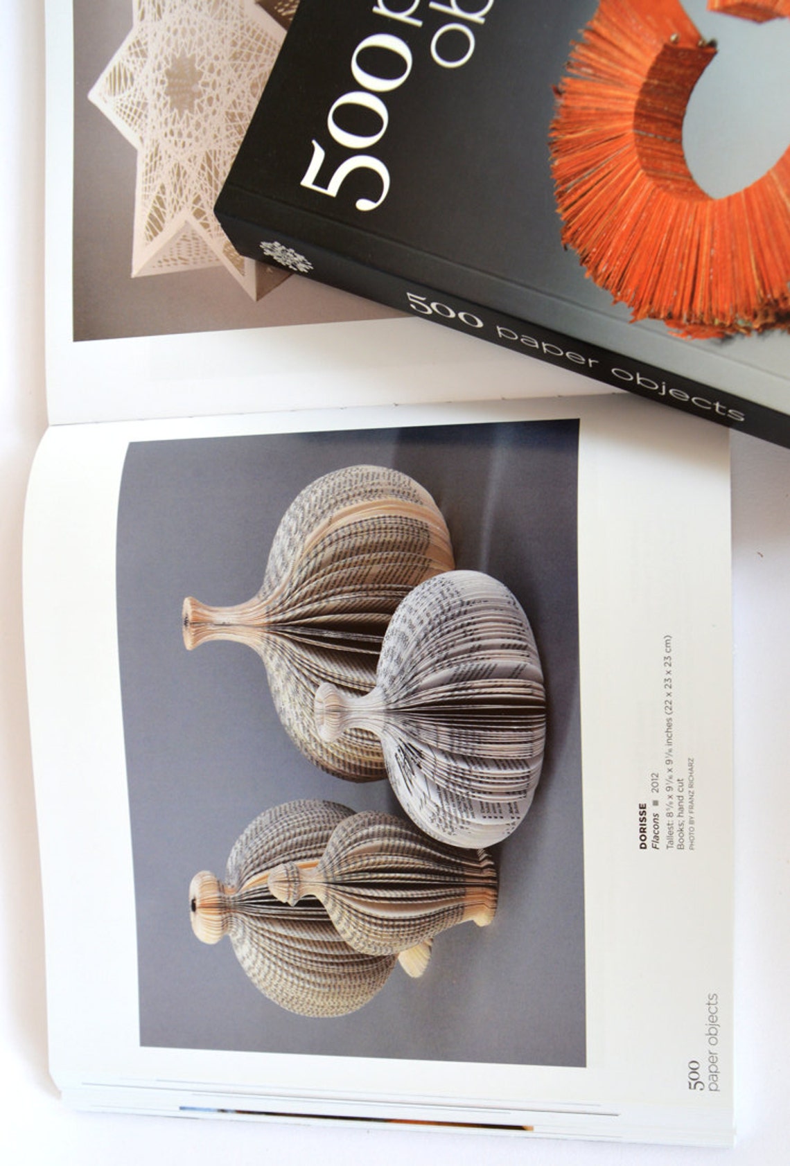 Abstract Sculpture Book Art: Carafe II Book Sculpture - Etsy