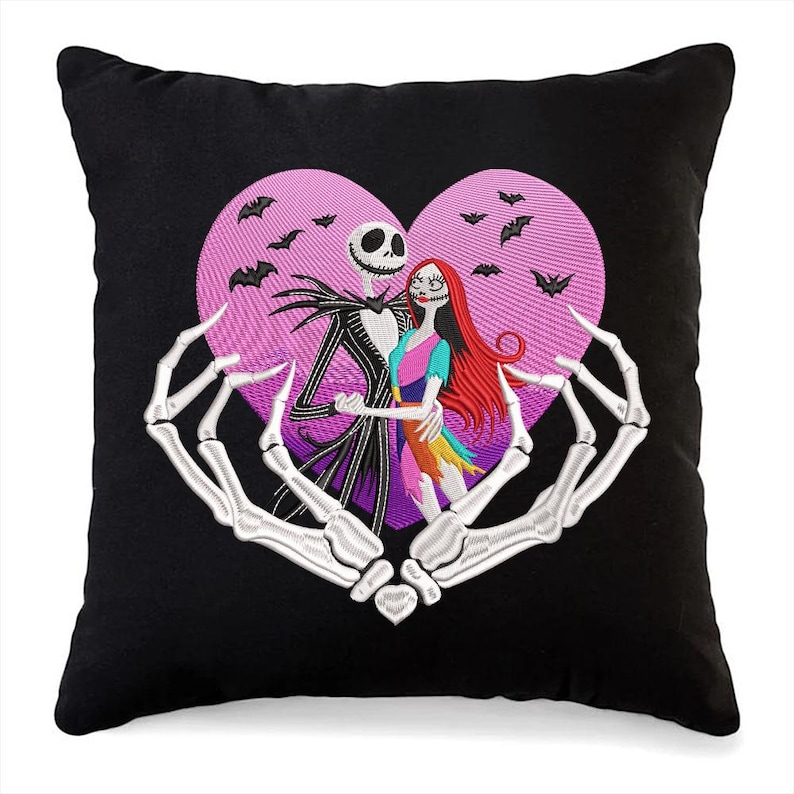 Nightmare Before Halloween Embroidery Design, Horror Movie Character ...