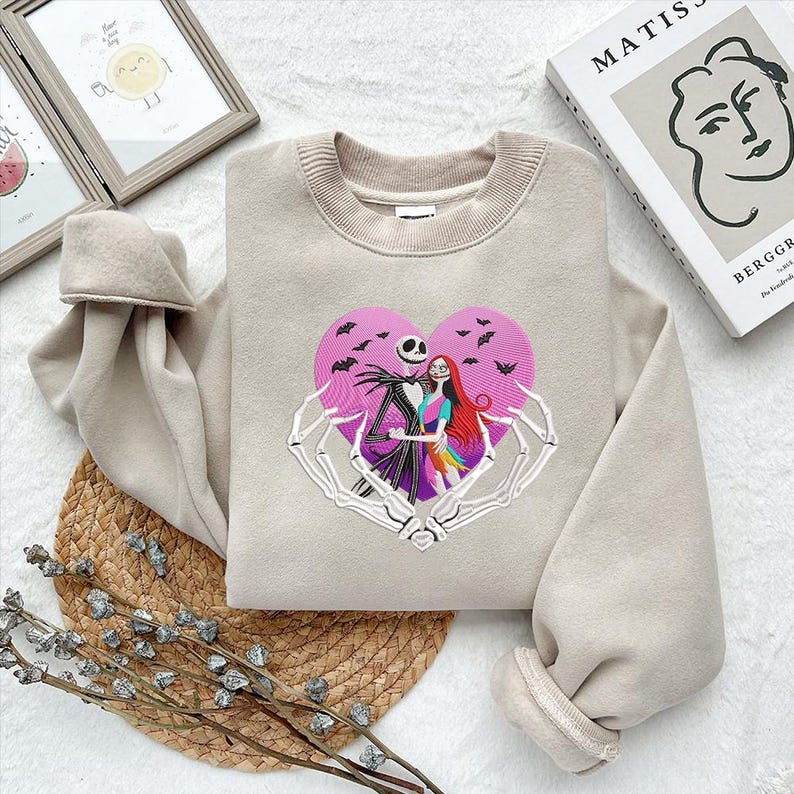 Nightmare Before Halloween Embroidery Design, Horror Movie Character ...