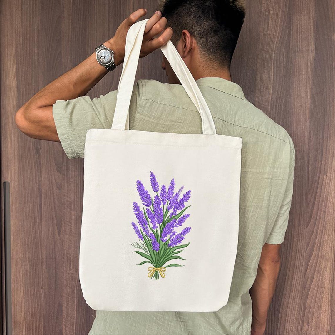 Lavender Bouquet Embroidery Design, Purple Floral Machine File, Birth ...