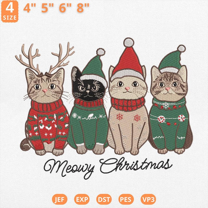 Embroidery Cat - Etsy