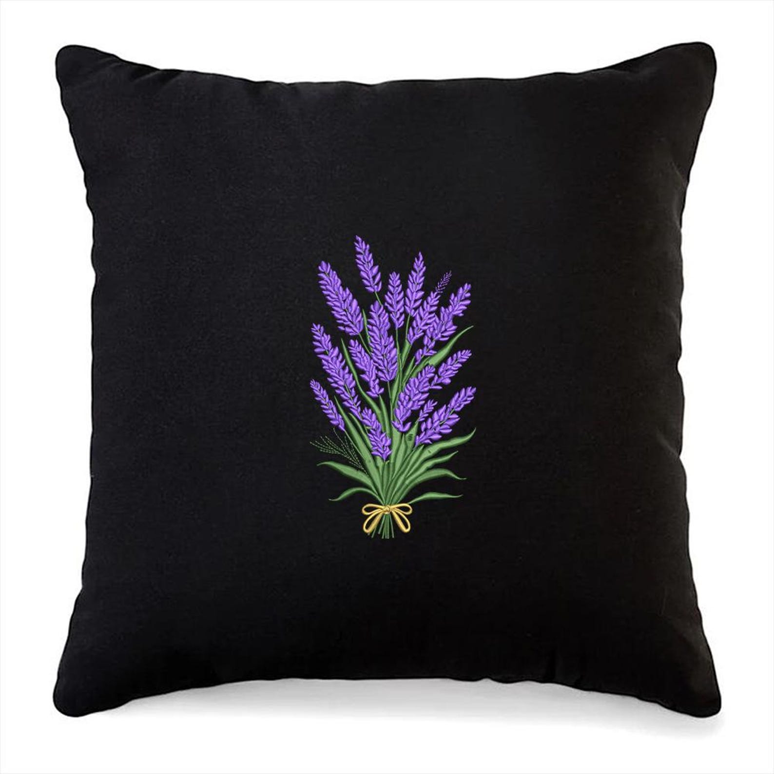 Lavender Bouquet Embroidery Design, Purple Floral Machine File, Birth ...