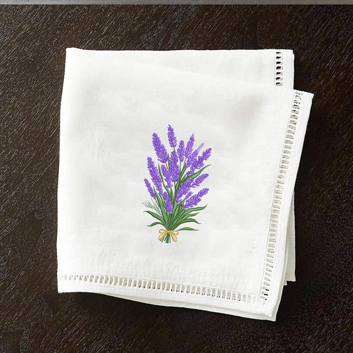 Lavender Bouquet Embroidery Design, Purple Floral Machine File, Birth ...